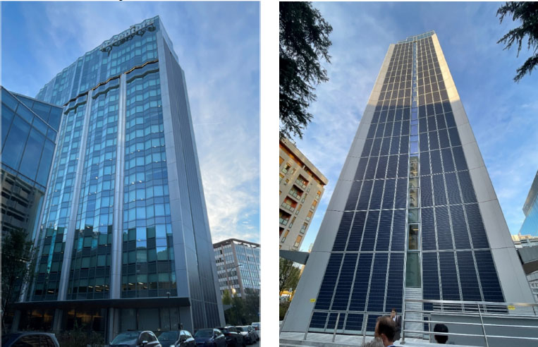 BIPV (Building-Integrated PV) in Milan, Italy | RTS Corporation